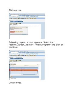SAP ABAP Screen Painter Guide | PDF | Computing | Software Engineering