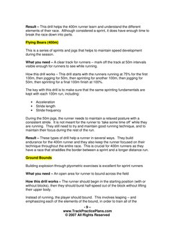 Track and Field Drills | PDF | Running | Track And Field