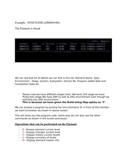 Endevor Tool: Mainframe Change Management | PDF | Software Development ...
