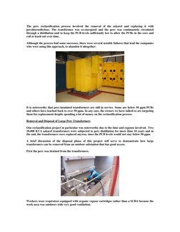 Askarel Transformers: Risks and Disposal | PDF