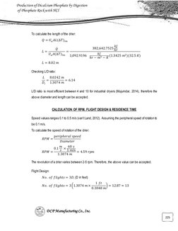 Rotary Dryer Design and Calculations | PDF | Humidity | Carbon
