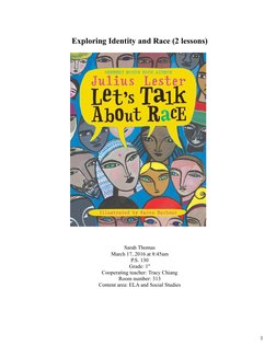 Exploring Race and Identity in ELA | PDF | Race (Human Categorization ...