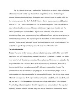 KeyMath III Assessment Overview | PDF | Test (Assessment) | Educational ...