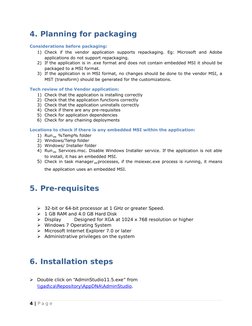 Admin Studio Application Repackaging Guide | PDF | Installation (Computer Programs) | Windows ...