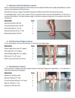Edinburgh Visual Gait Score Overview | PDF | Foot | Anatomical Terms Of ...