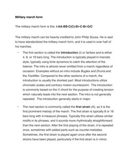 Understanding March Music Form | PDF | Chord (Music) | Harmony