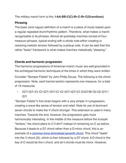 Understanding March Music Form | PDF | Chord (Music) | Harmony