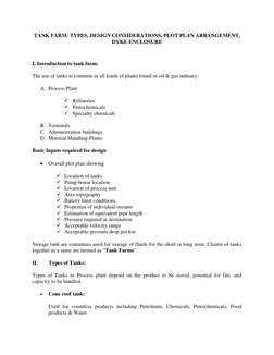 Tank Farm Design and Layout Guidelines | PDF | Oil Refinery | Gases