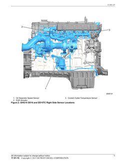 Sensor Location DDC15 EP10 | PDF | Diesel Engine | Throttle