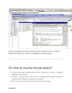 Tidal Enterprise Scheduler Overview | PDF | Menu (Computing ...