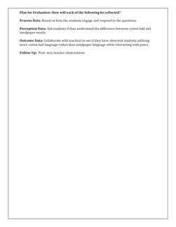 Cotton vs. Sandpaper Words Lesson | PDF
