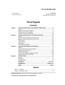 Army Visual Signals Manual TC 3-21.60 | PDF | Hand | United States Army