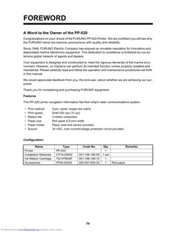 Furuno PP-520 Printer Operator's Manual | PDF | Printer (Computing ...