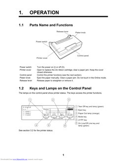 Furuno PP-520 Printer Operator's Manual | PDF | Printer (Computing ...