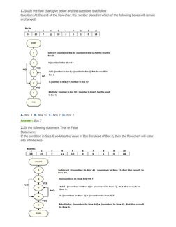 Flowchart Aptitude Questions and Answers | PDF | Applied Mathematics ...