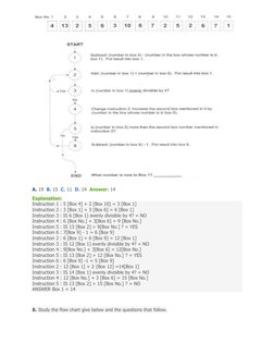 Flowchart Aptitude Questions and Answers | PDF | Applied Mathematics ...