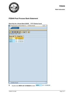FEBAN Bank Statement Processing Guide | PDF