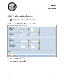 FEBAN Bank Statement Processing Guide | PDF
