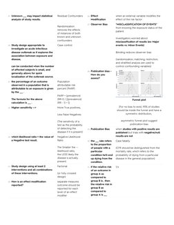 Biostatistics Cheat Sheet for USMLE Step 3 | PDF | Type I And Type Ii ...
