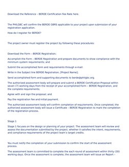 Understanding the BERDE Rating System | PDF | Green Building | Business