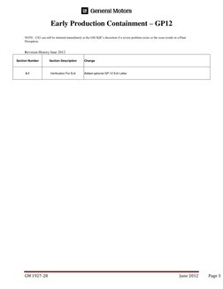 GP-12 Early Production Containment Guide | PDF | Verification And ...