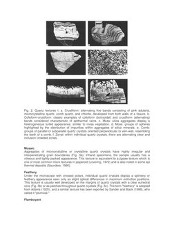 Quartz Texture Classification in Epithermal Veins | PDF | Crystal | Quartz