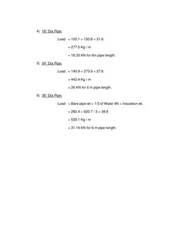 Procedure For Pipe Rack Load Calculation | PDF | Thermal Insulation ...
