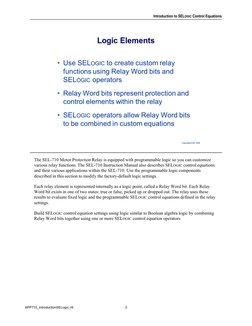 03 App710 Introductionselogic r6 PDF | PDF | Relay | Timer