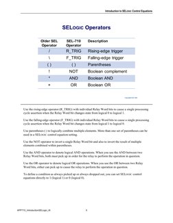 03 App710 Introductionselogic r6 PDF | PDF | Relay | Timer