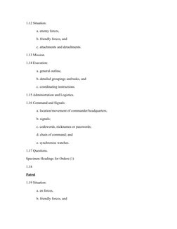 SMEAC Orders and Templates Guide | PDF | Warfare | Warfare Of The ...
