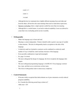 Principles of Programming Languages Lecture Notes PDF | PDF ...