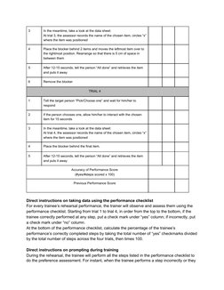 MSWO Preference Assessment Training Manual | PDF | Applied Psychology ...