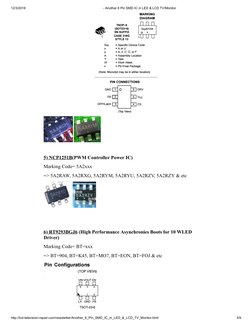 6 Pin SMD ICs for LED/LCD TVs | PDF | Electrical Equipment | Electronic ...
