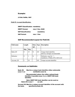 SAP MT940 Format Specifications | PDF | Debits And Credits | File Format