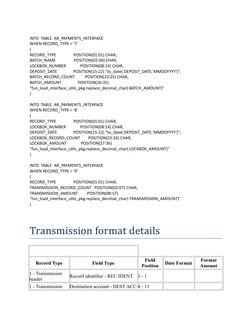 BAI2 Lockbox File Format Overview | PDF | Receipt | Invoice