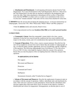 Squad OPORD Format Example | PDF | Command And Control | Map