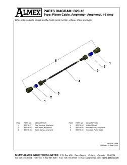 Almex Vulcanizing Equipment Parts Guide | PDF | Electrical Connector ...