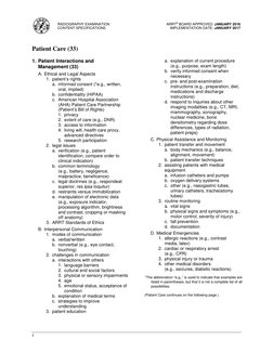 ARRT Rad Content Specifications | PDF | Radiography | Anatomical Terms ...
