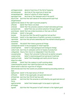 Comprehensive List of 'ism' Words | PDF | Soul | Monism