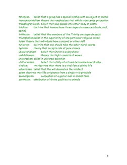 Comprehensive List of 'ism' Words | PDF | Soul | Monism