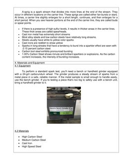 Spark Testing for Metal Identification | PDF | Grinding (Abrasive ...