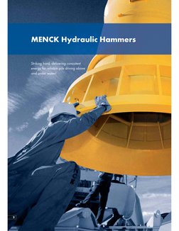 MENCK Hydraulic Hammers Overview | PDF | Offshore Wind Power | Hammer