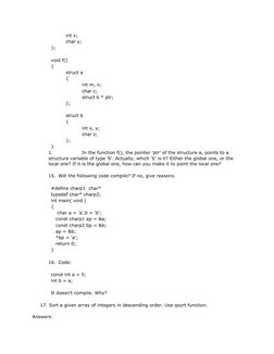 C Debugging Questions and Answers | PDF | Scope (Computer Science ...