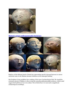 Maitum Anthropomorphic Burial Jars | PDF | Science & Mathematics