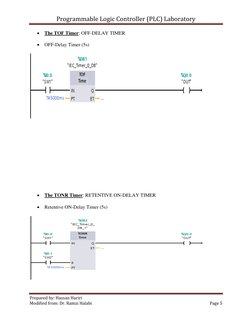 PLC Timer and Counter Operations | PDF | Timer | Programmable Logic ...