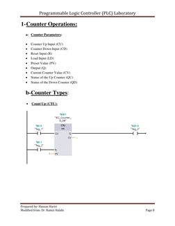 PLC Timer and Counter Operations | PDF | Timer | Programmable Logic ...