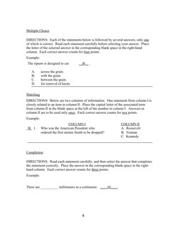 Effective Test Direction Guidelines | PDF | Multiple Choice | Test ...