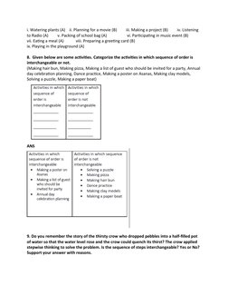 Answer Key of CH2 - Stepwise Thinking Class 3 | PDF | Butterfly | Pupa