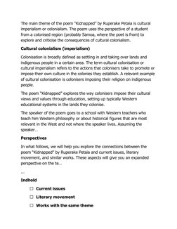 Kidnapped: A Critique of Education | PDF | Colonialism | Grandparent