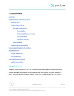 Aronium Networking Version: Setup Guide | PDF | Microsoft Sql Server | Databases